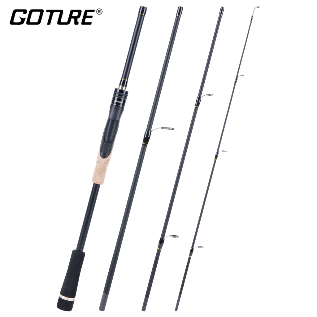 GOTURE VNOBLE Pancing 1.98m/2.1m Sping Dan Casting Rod 4 Keping Joran Pancing Batang Pancing ...