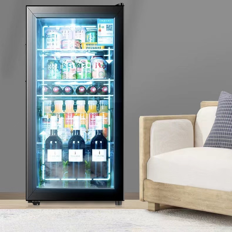 Sast Ice Bar Refrigerator Single Door Refrigerator Small Glass ...