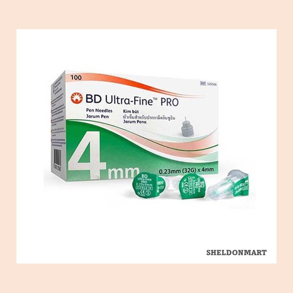 [EXP: 12/2026] BD ULTRA-FINE PRO PEN NEEDLES 4MM x 32G (1 pcs) | Shopee ...