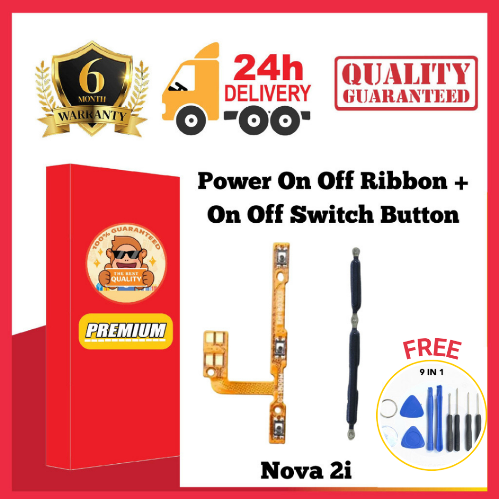 Compatible For Nova 3i, Nova 2i Power On Off Flex Ribbon + On Off ...