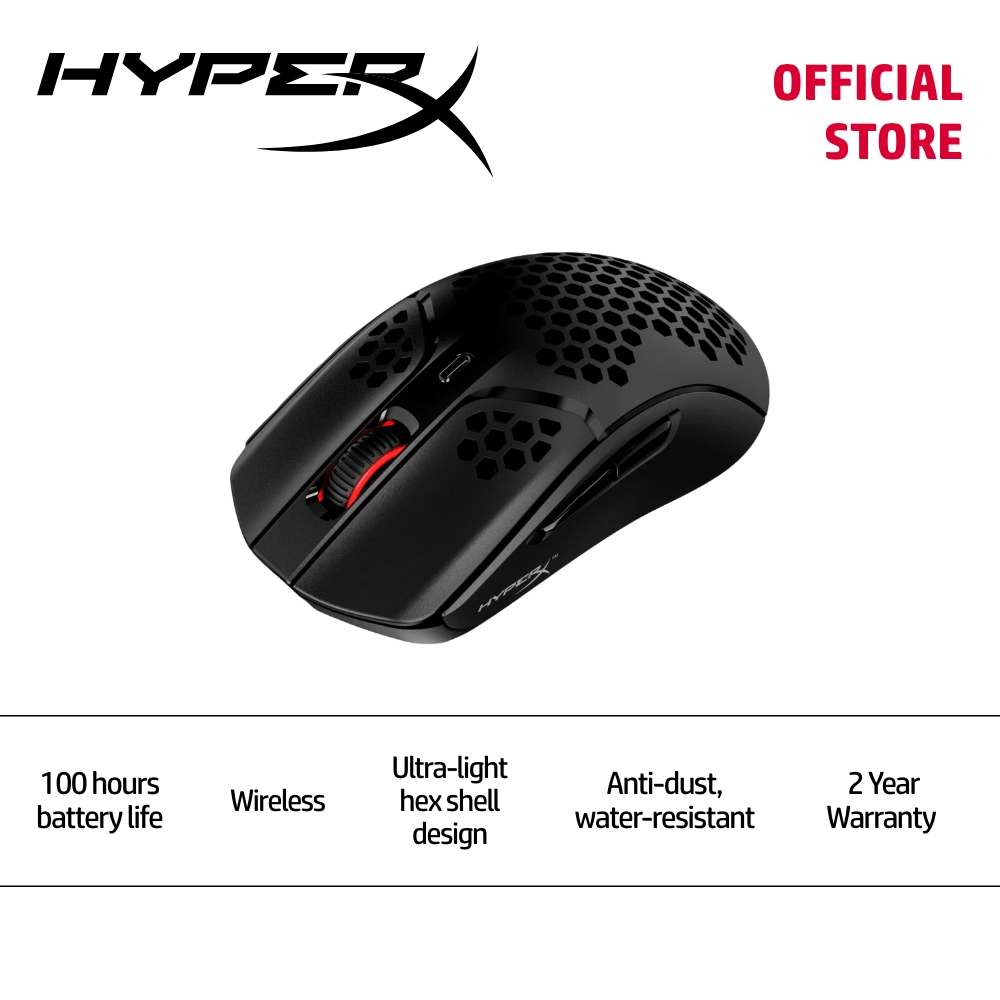 HyperX Pulsefire Haste (4P5D7AA) Wireless / Gaming-Grade Wireless ...