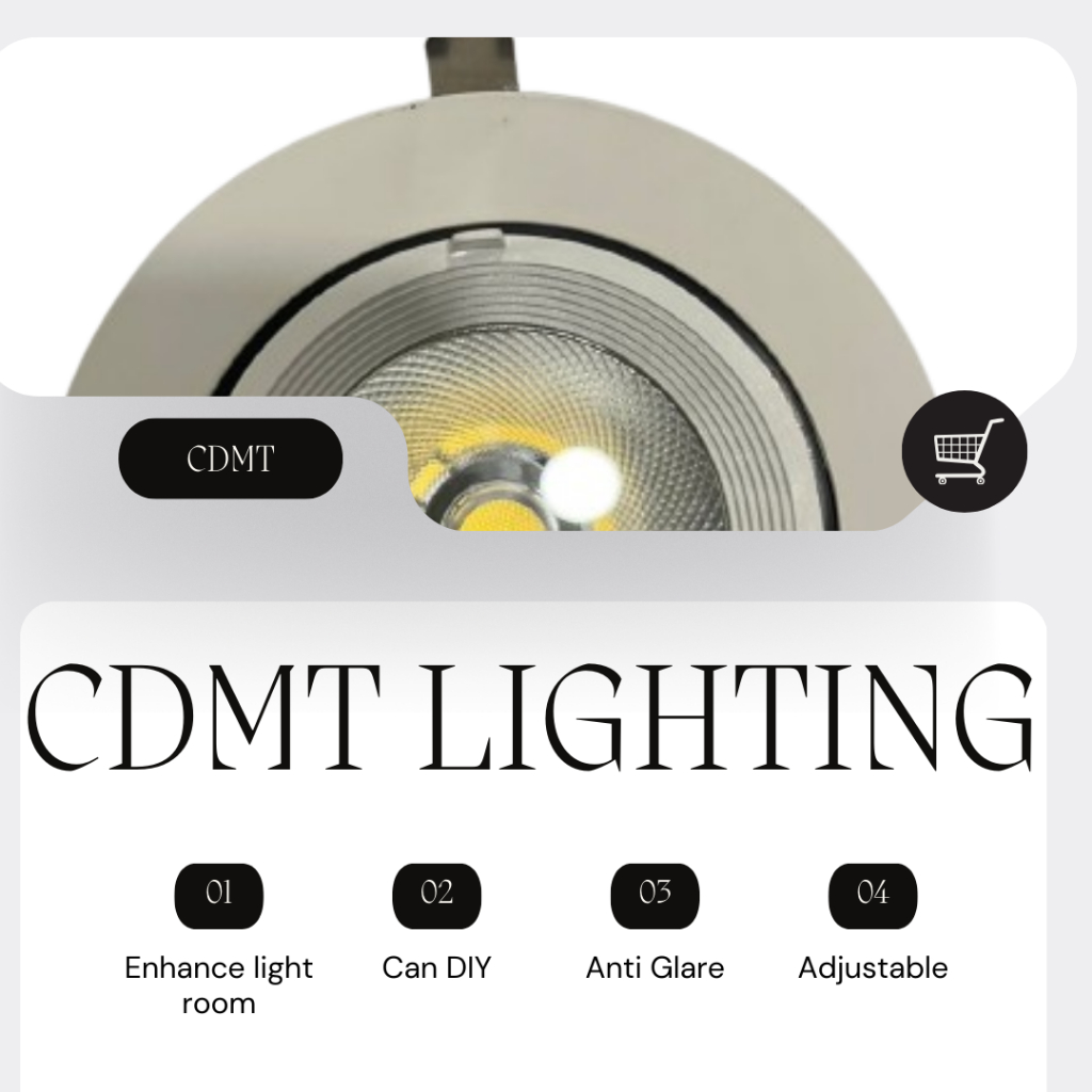 CDMT LIGHT READY STOCK LED Elephant Trunk Spotlight || COB CDMT 象鼻灯 ...