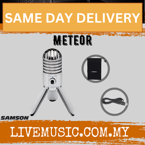 Samson Meteor Mic USB Studio Condenser Microphone (MeteorMic/Meteor-Mic ...