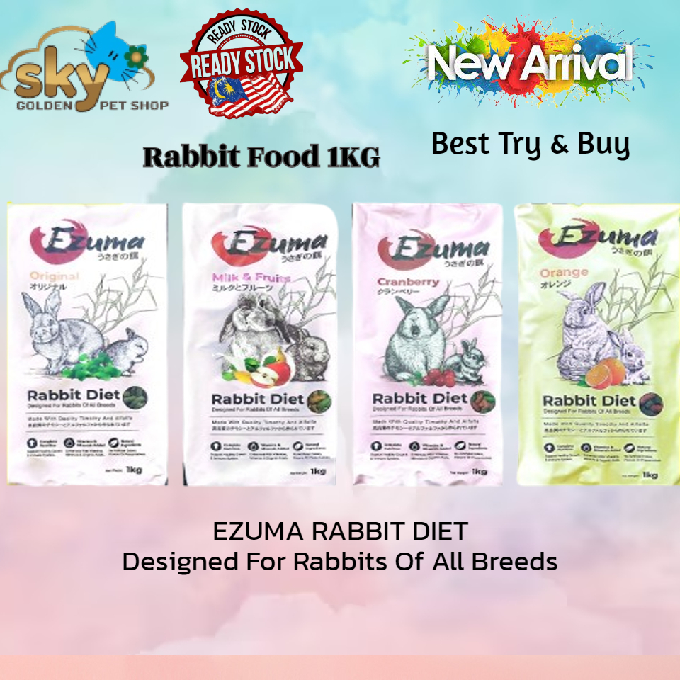 Ezuma Rabbit Diet Rabbit Food 1kg | Shopee Malaysia