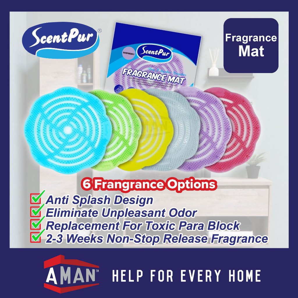 ScentPur Fragrance Mat Urinal Screen Freshening Pad For Washroom Pad ...