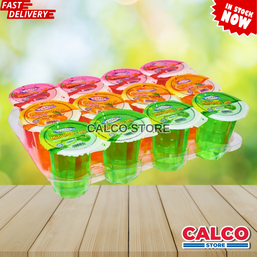75g x 12pcs Yame Minuman Jeli Drinking Jelly Juicy Flavour Perisa Buah-Buahan 水果味果冻 Halal ...