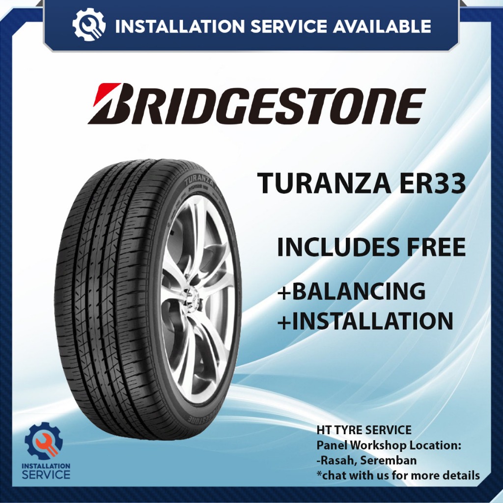 [Installation Available] BRIDGESTONE TURANZA ER33 16 TAYAR TYRE TIRE ...