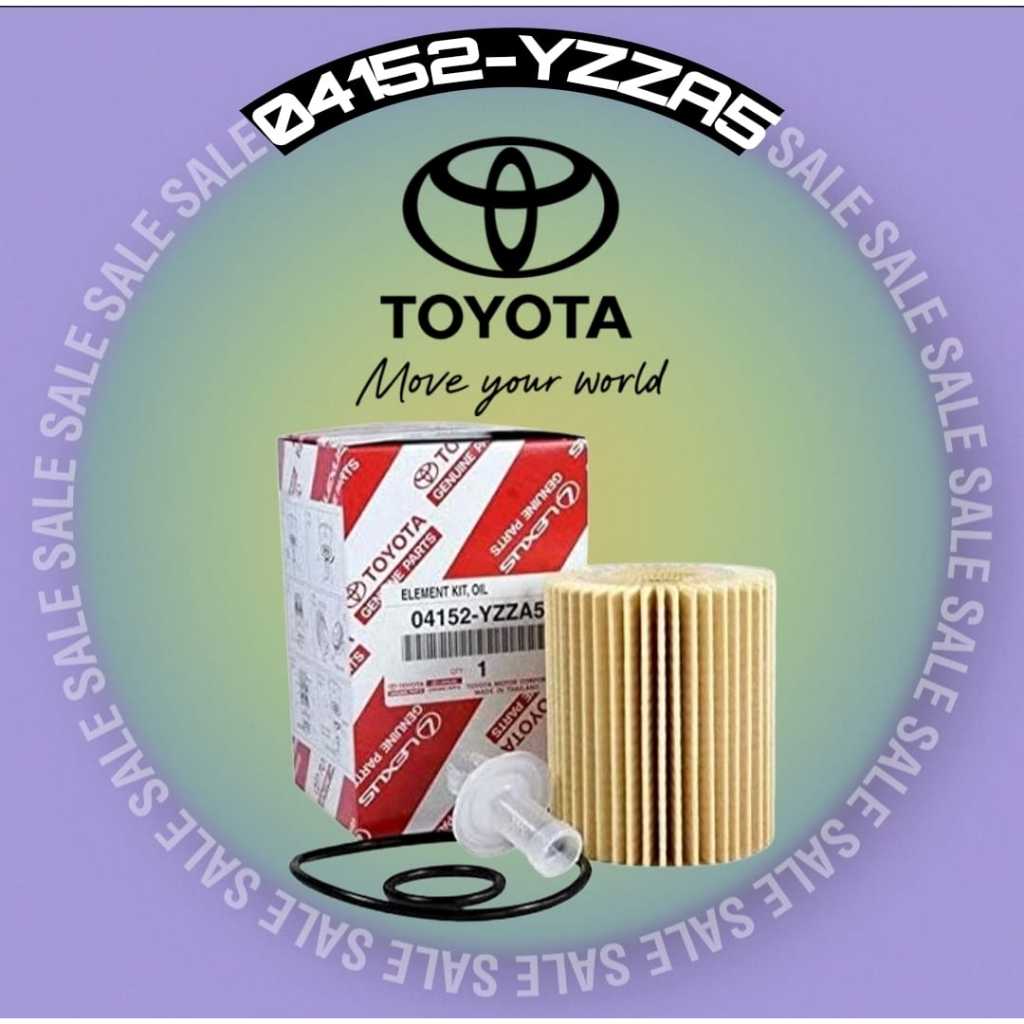 Original Toyota Oil Filter(04152-YZZA5) for Lexus GS460 IS250 IS300 ...