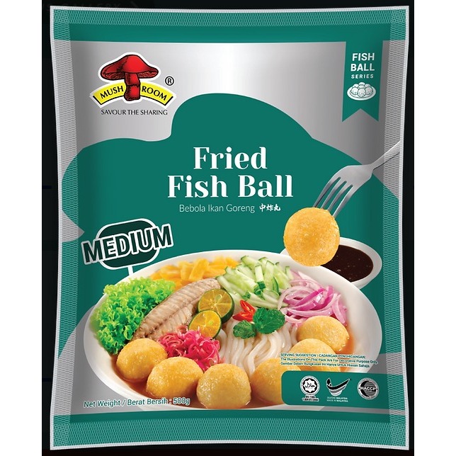 MUSHROOM FRIED FISH BALL(500G) | Shopee Malaysia