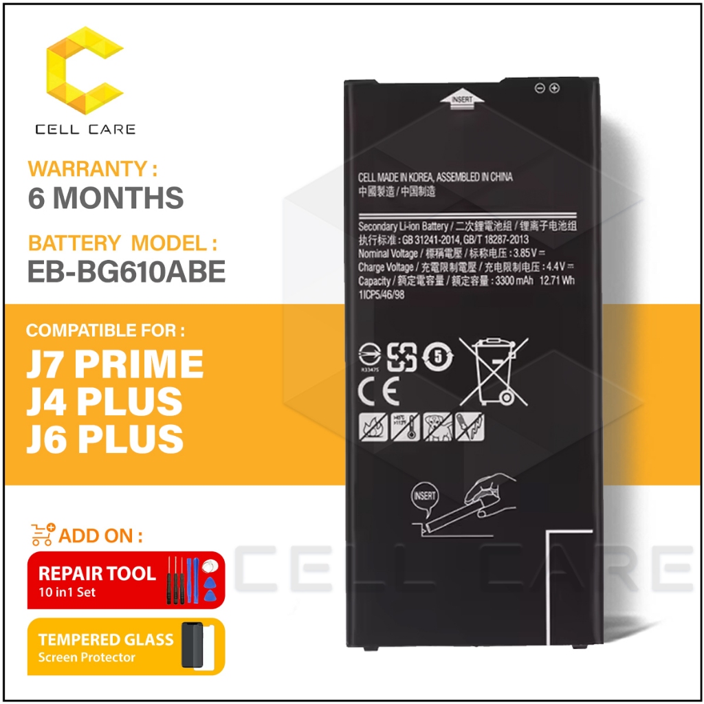 Battery EB-BG610ABE Compatible For SAMSUNG J7 PRIME G610/ J4 PLUS J415 ...