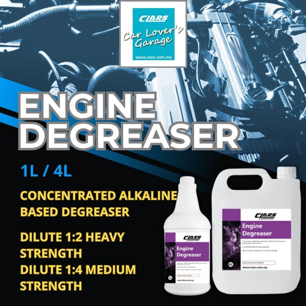 Clars Engine Degreaser Chemical 1L/4L - Engine Degreaser / Degreaser ...