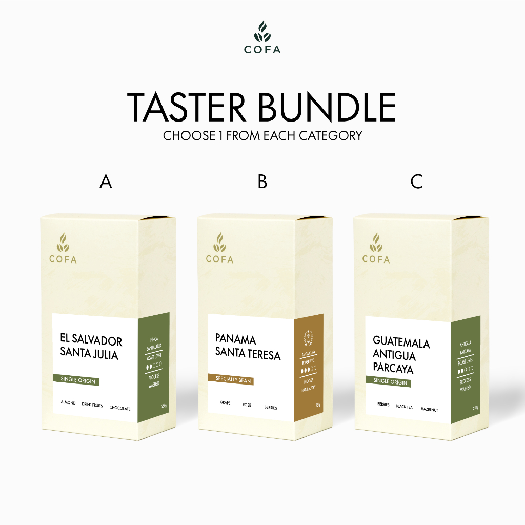 COFA Taster Bundle Arabica Coffee Beans (3 x 250g) | Shopee Malaysia
