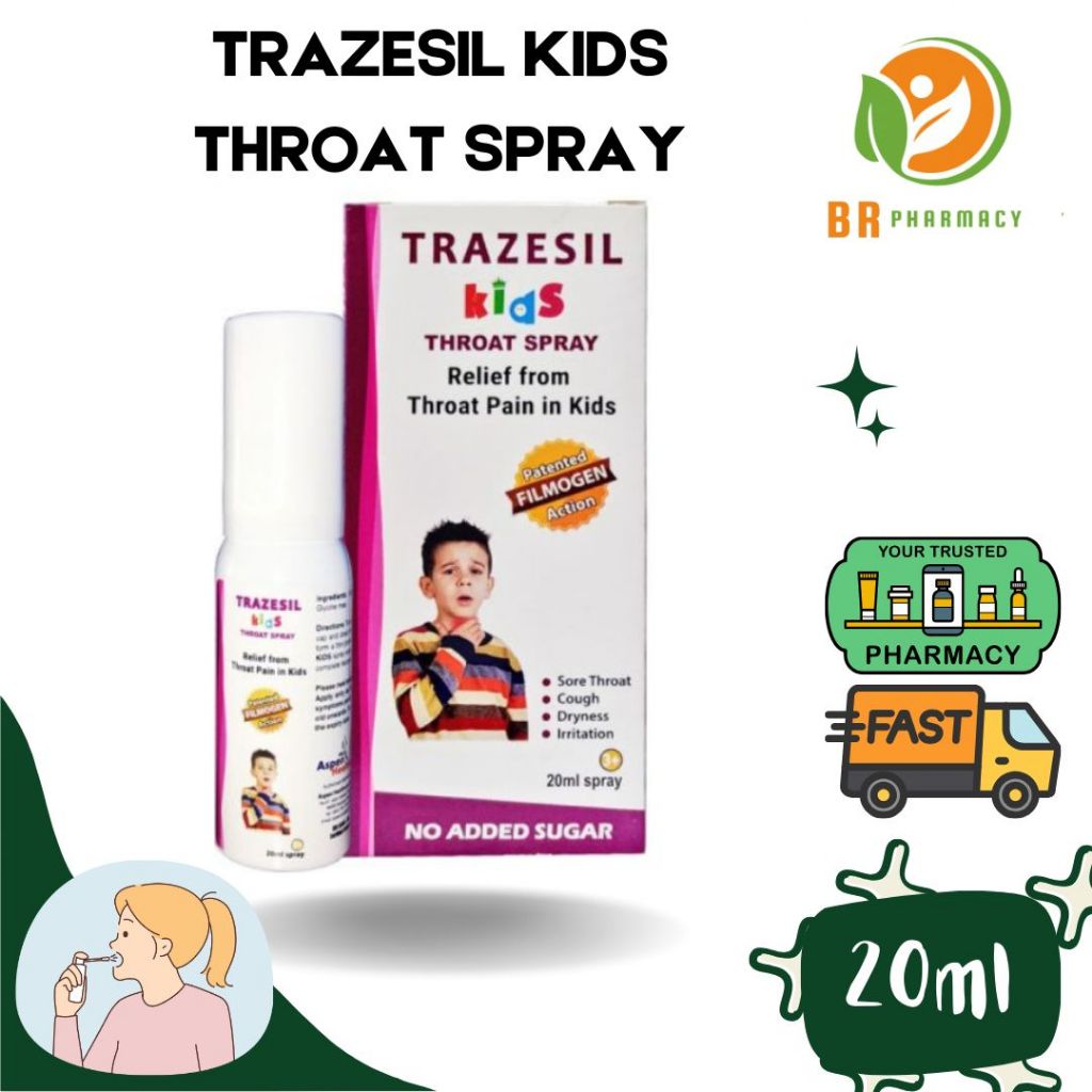 Trazesil Kids Throat Spray 20ML | Shopee Malaysia