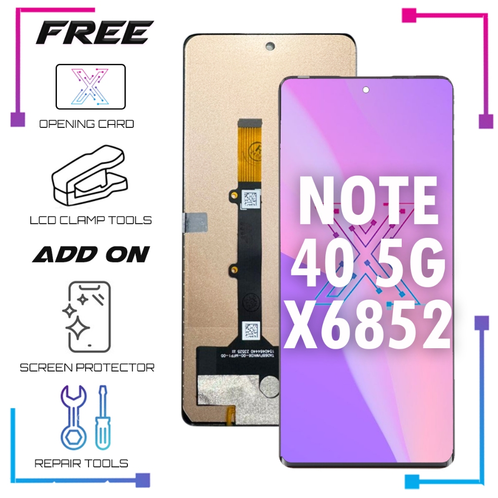 Lcd For Infinix Note 40 5G X6852 (With Touch Screen Display) | Shopee ...