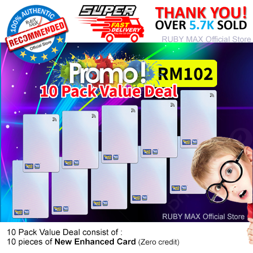Touch 'n Go NFC Cards X 10 pieces - 10 PACK VALUE DEAL | Shopee Malaysia