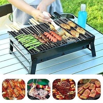 Tempat Bakar Grill BBQ Mudah Lipat untuk Berkelah Portable Folding BBQ ...