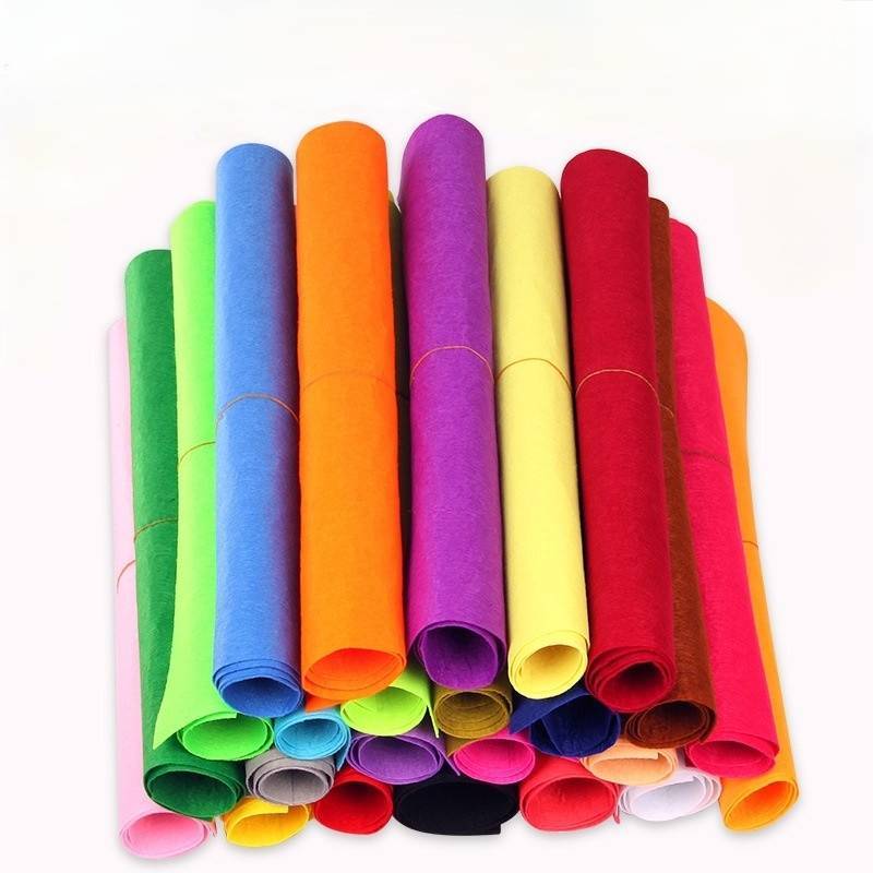 40x60CM Big Size Felt Fabric Cloth / Woven Felt / Kain Felt A4 Size DIY ...