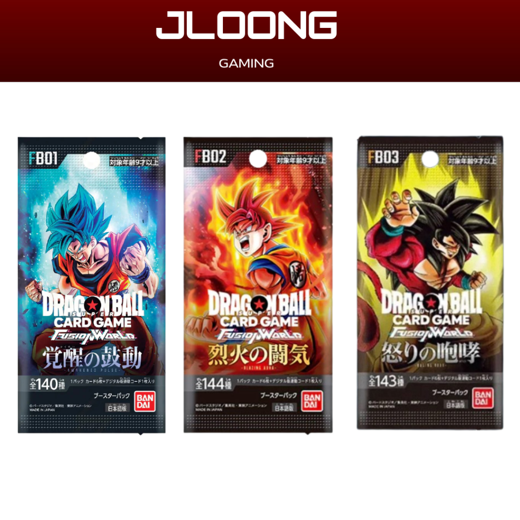 Dragon Ball Super Card Game TCG/SCG Booster Pack- FB01 Awakened Pulse/FB02 Fusion World Blazing ...