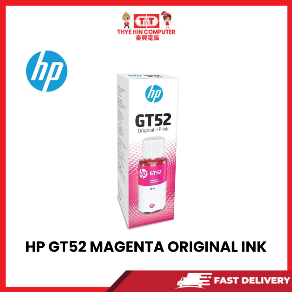 HP GT52 MAGENTA ORIGINAL INK BOTTLE | Shopee Malaysia