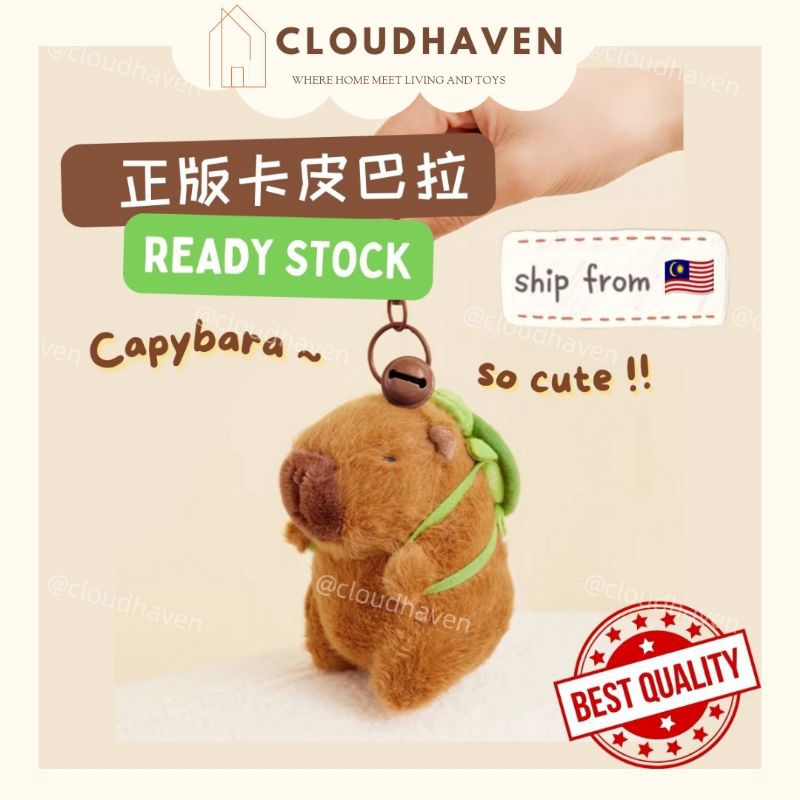 [RAYA SALES] 正版 Capybara plush keychain⭐Original⭐capybara turtle bag ...