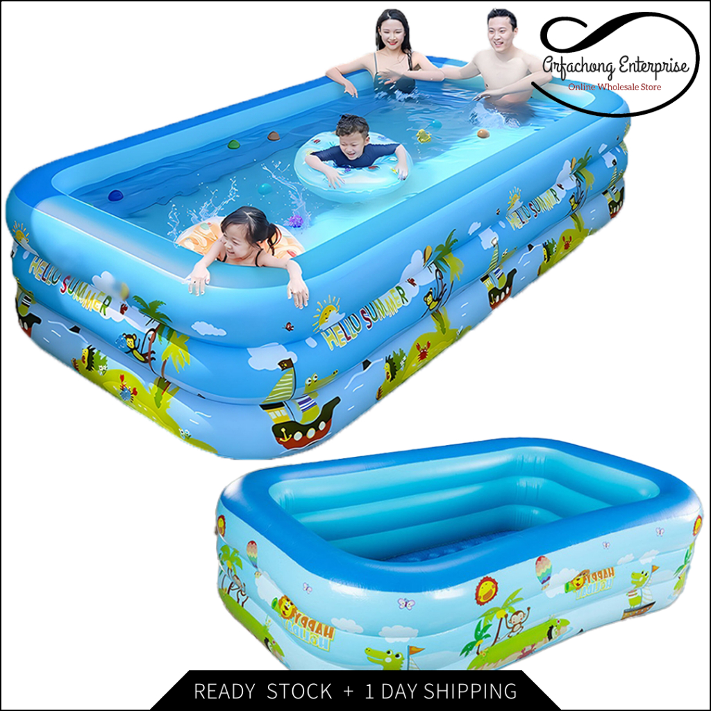 Inflatable Swimming Pool Children Pool Baby Pool Large Bath Pool Large ...
