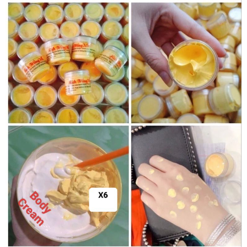 Mixing Cream Whitening X 6 ( time) Body Cream 30gr | Shopee Malaysia
