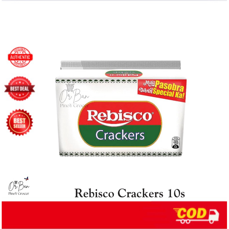 Rebisco Plain Cracker Biscuits 10s | Shopee Malaysia