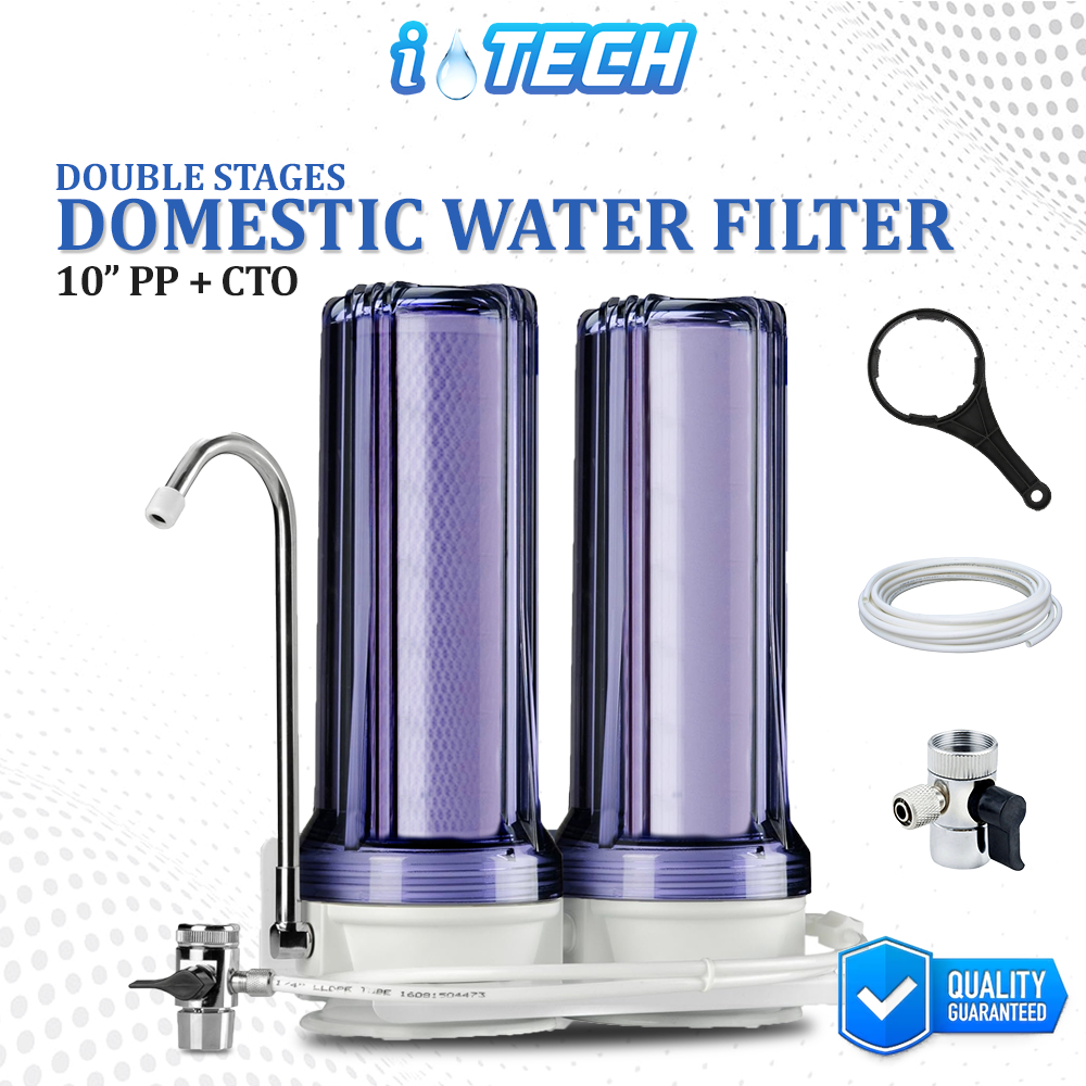 [Shopee Choice] Double Stages Domestic Water Filter Indoor Kitchen ...