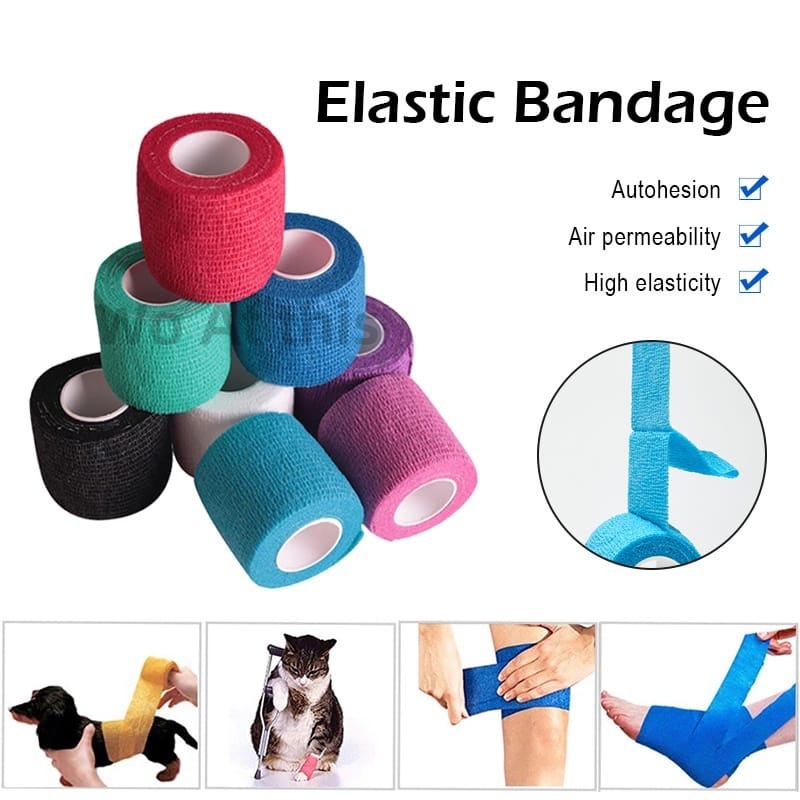Sport Bandage Tape Self Adhesive Elastic Bandage First Aid Tape Wrap ...