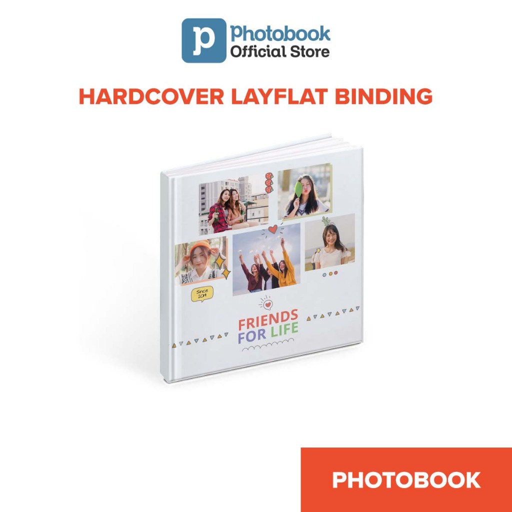 Photobook 8" x 8" Simple Book Square Imagewrap Hardcover Layflat 24 ...