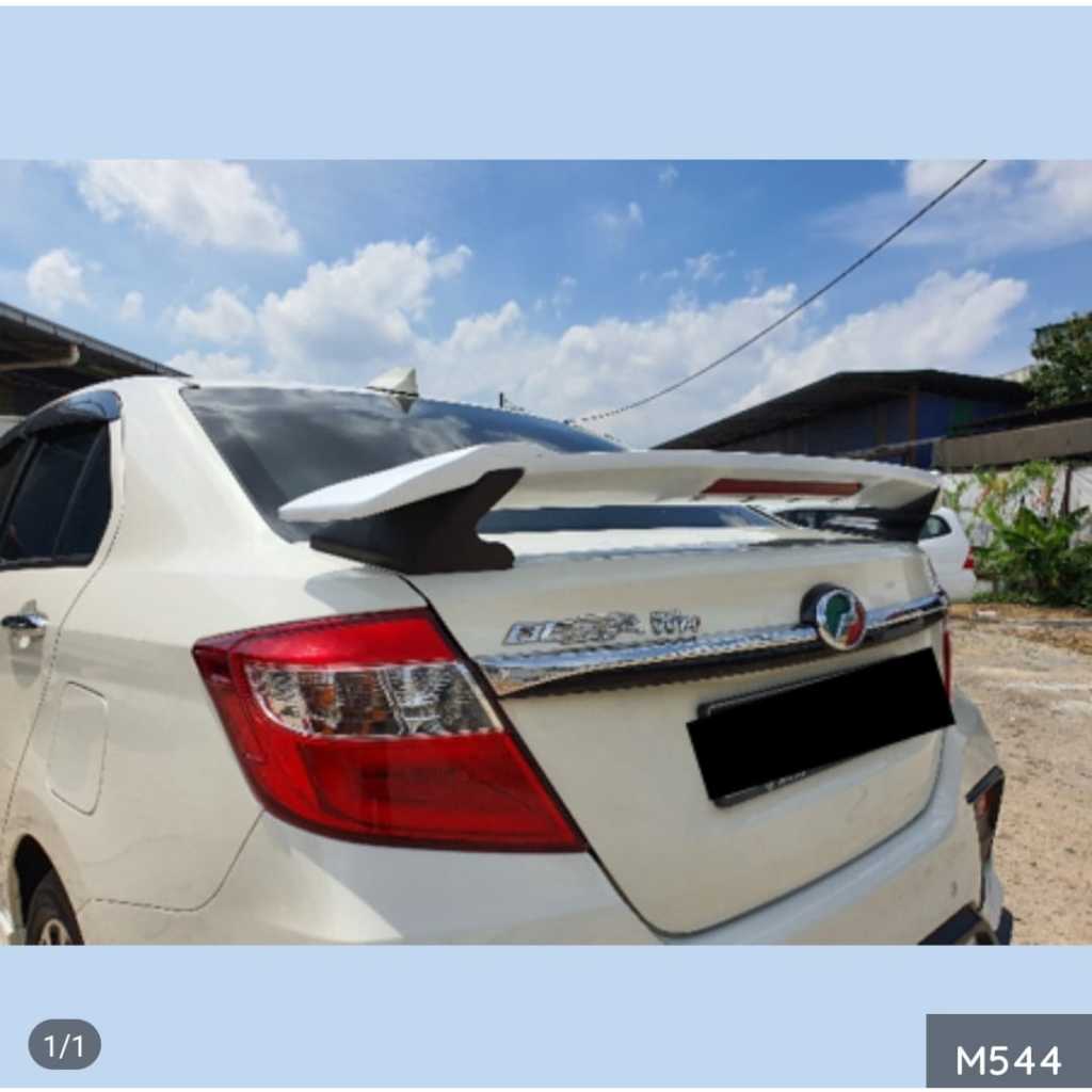 Perodua Bezza 2016-2024 TRD V4 Spoiler With LED Fiber | Shopee Malaysia