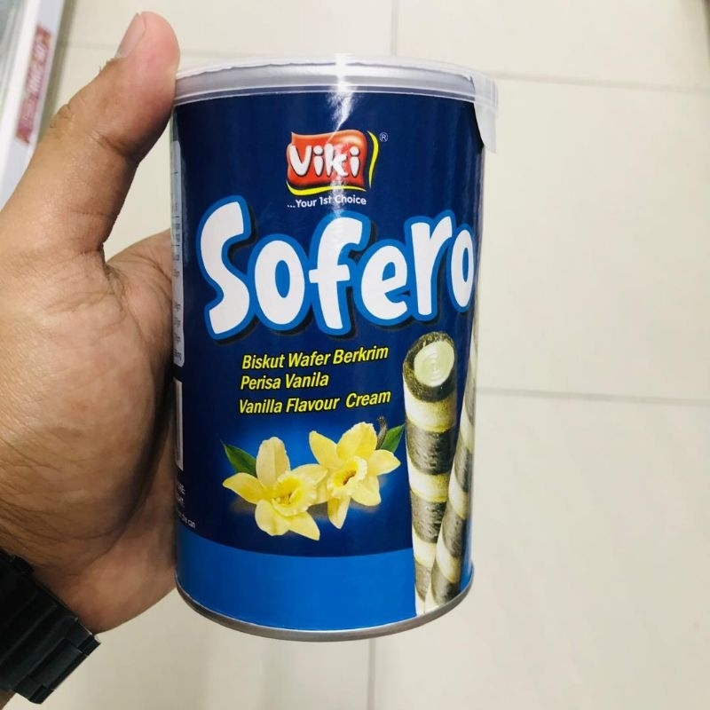Viki Sofero Biskut Wafer Berkrim Perisa Vanila Vanilla Flavour Cream ...