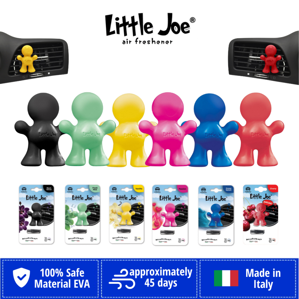 [MADE IN ITALY] Little Joe Car 3D Air Refresher | Car Refresher | 100% ...