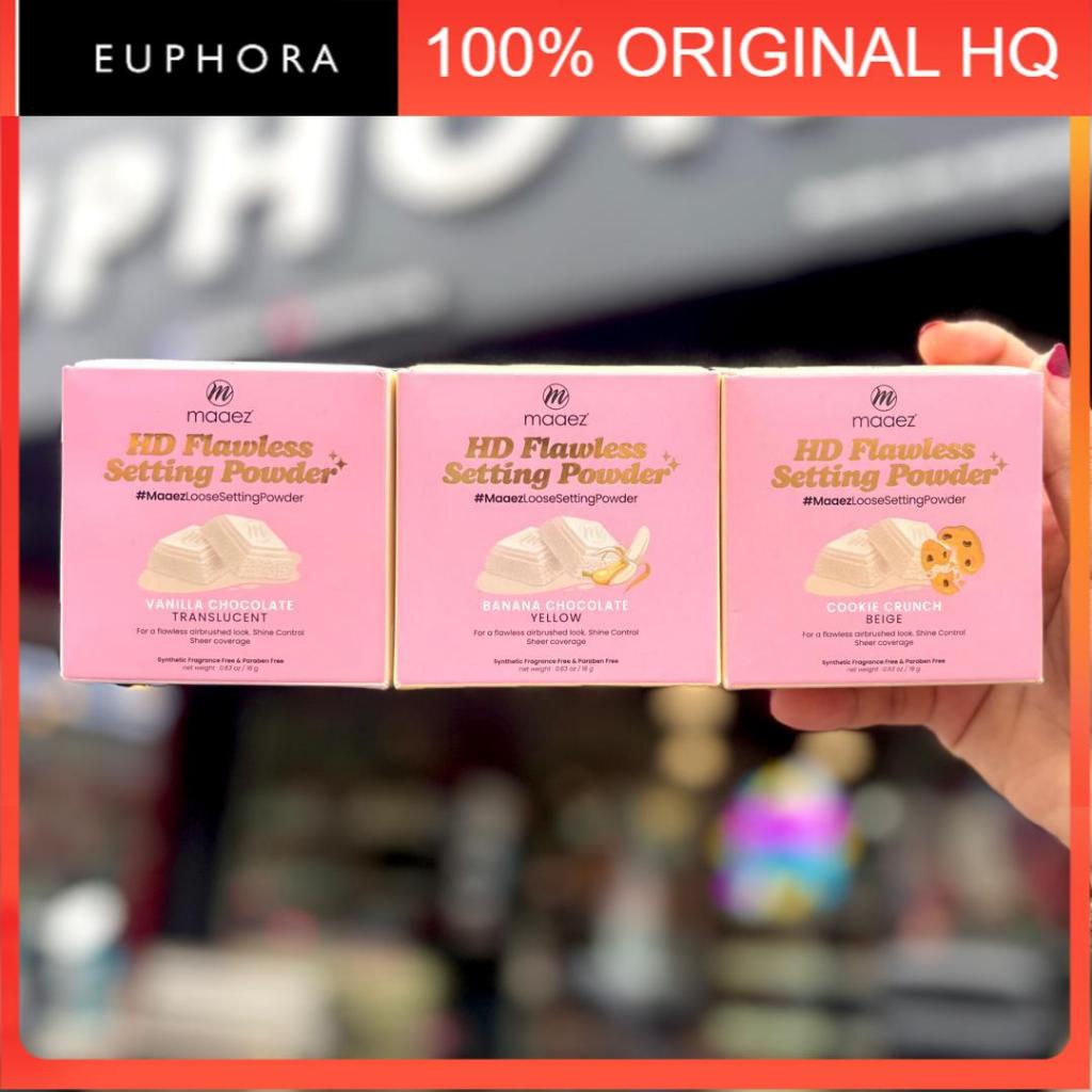 🔥 VIRAL 🔥💯% MAAEZ HD FLAWLESS SETTING LOOSE POWDER | Shopee Malaysia