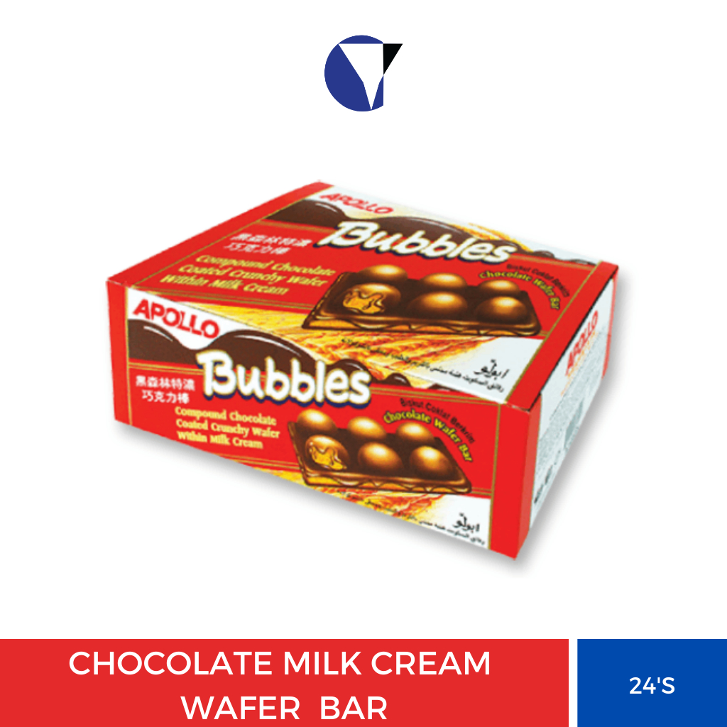 APOLLO BUBBLES WAFER & CHECKER WAFER BAR (24'S) | Shopee Malaysia