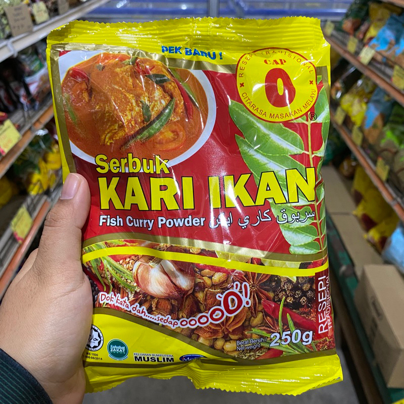 Serbuk Kari Ikan Cap O Fish Curry Powder 250g Ready Stock Halal ...