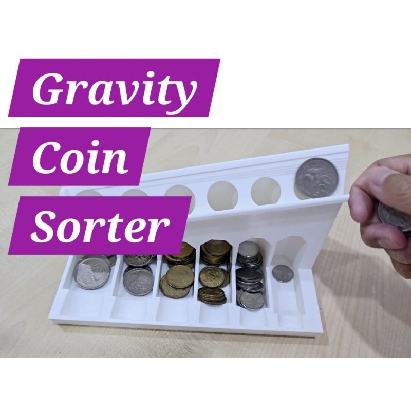 Gravity Coin Sorter Counter Holder (3D Printed) | Shopee Malaysia