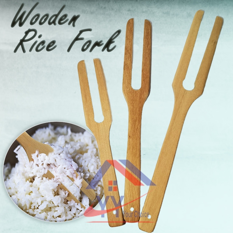 Wooden Rice Fork/Fork Paddle/Fork Rice Stirrer/Rice Cooking Fork ...