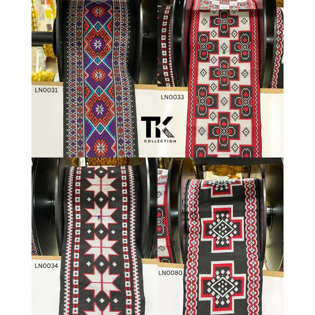 (1METER) LACE FOR TRADITIONAL CLOTHES LINANGKIT SABAH SARAWAK KADAZAN ...