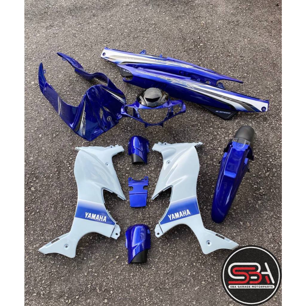 COVERSET BODYSET YAMAHA 125z / 125zr BIRU GP – ORIGINAL HLY HONG LEONG ...