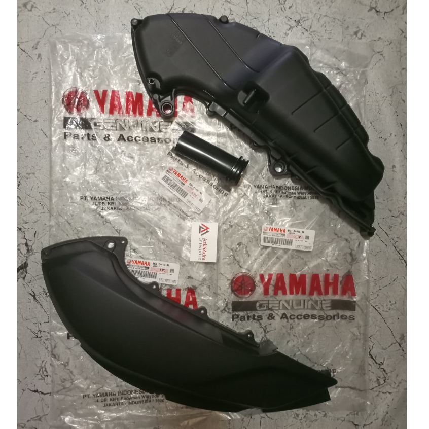 NVX V2 / NMAX V2 COVER FILTER FRONT / BACK & DUCT ( B6H-E4412-10 )COVER ...