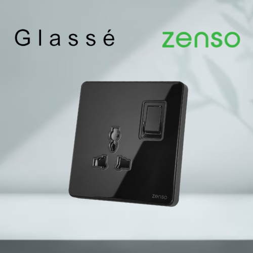 Zenso Glasse T3089 13A Universal Switched Socket | Shopee Malaysia
