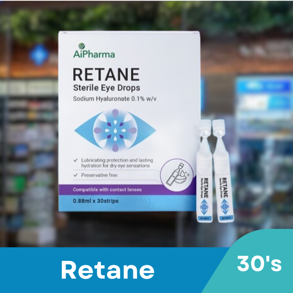 AiPharma Retane Sterile Eye Drops 0.88ml x 30's | Shopee Malaysia