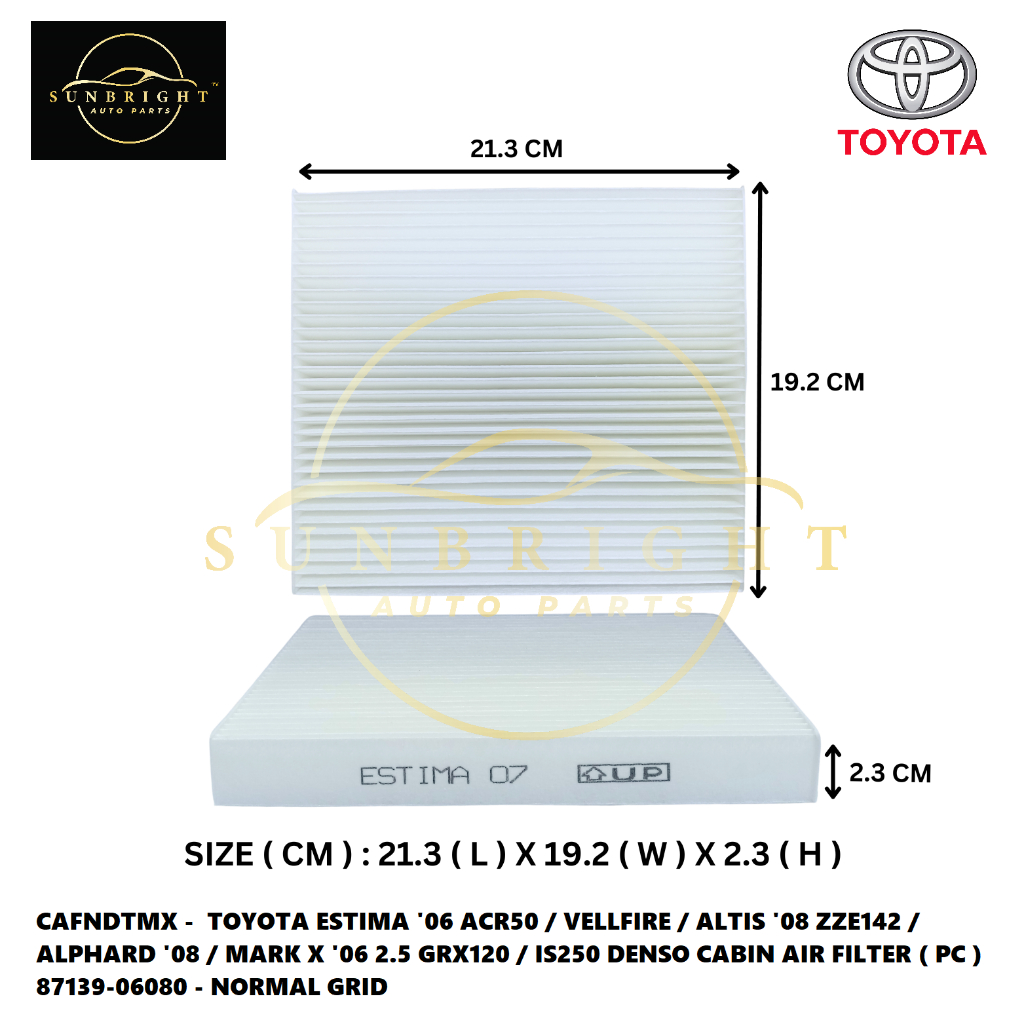 ESTIMA / VELLFIRE / ALTIS ZZE142 / ALPHARD / MARK X 2.5 GRX120 / IS250 ...