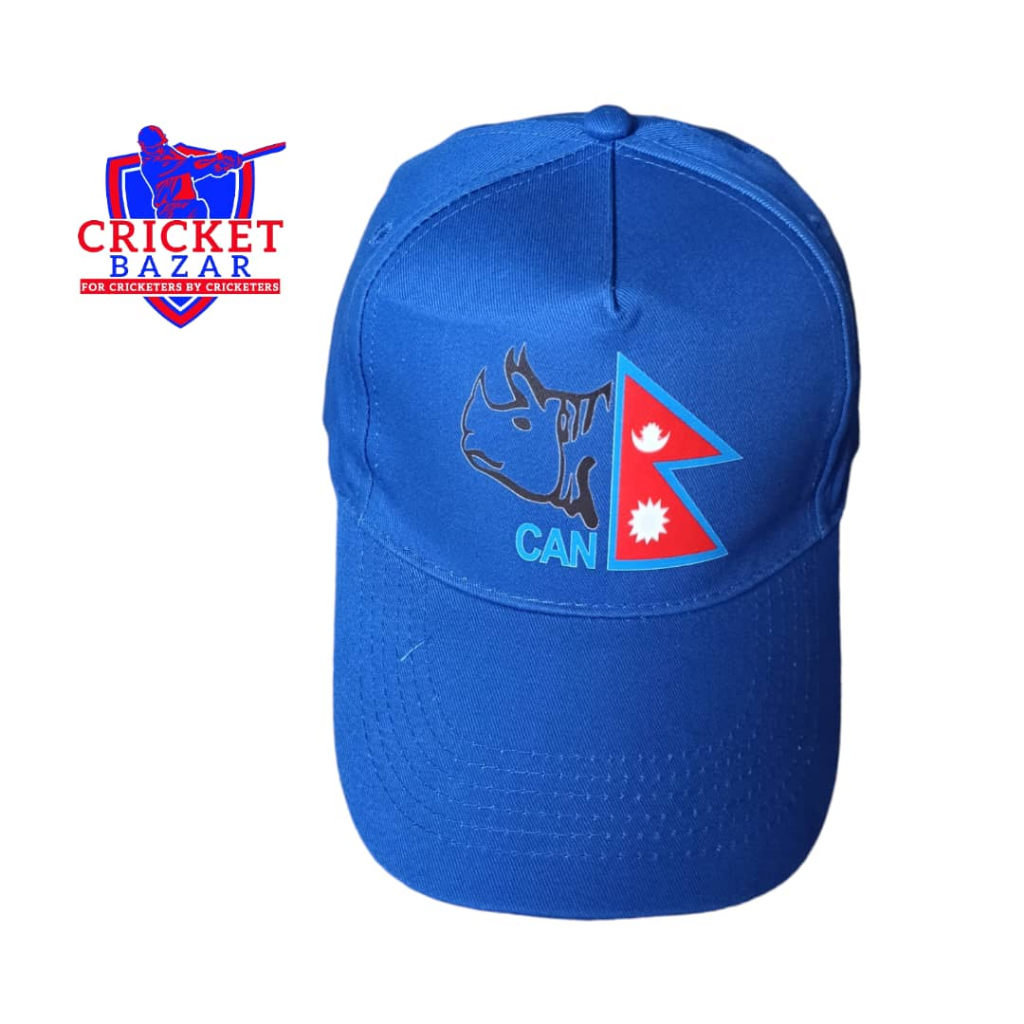 Nepal Blue Cricket Cap ICC T20 World Cup 2024 | Shopee Malaysia