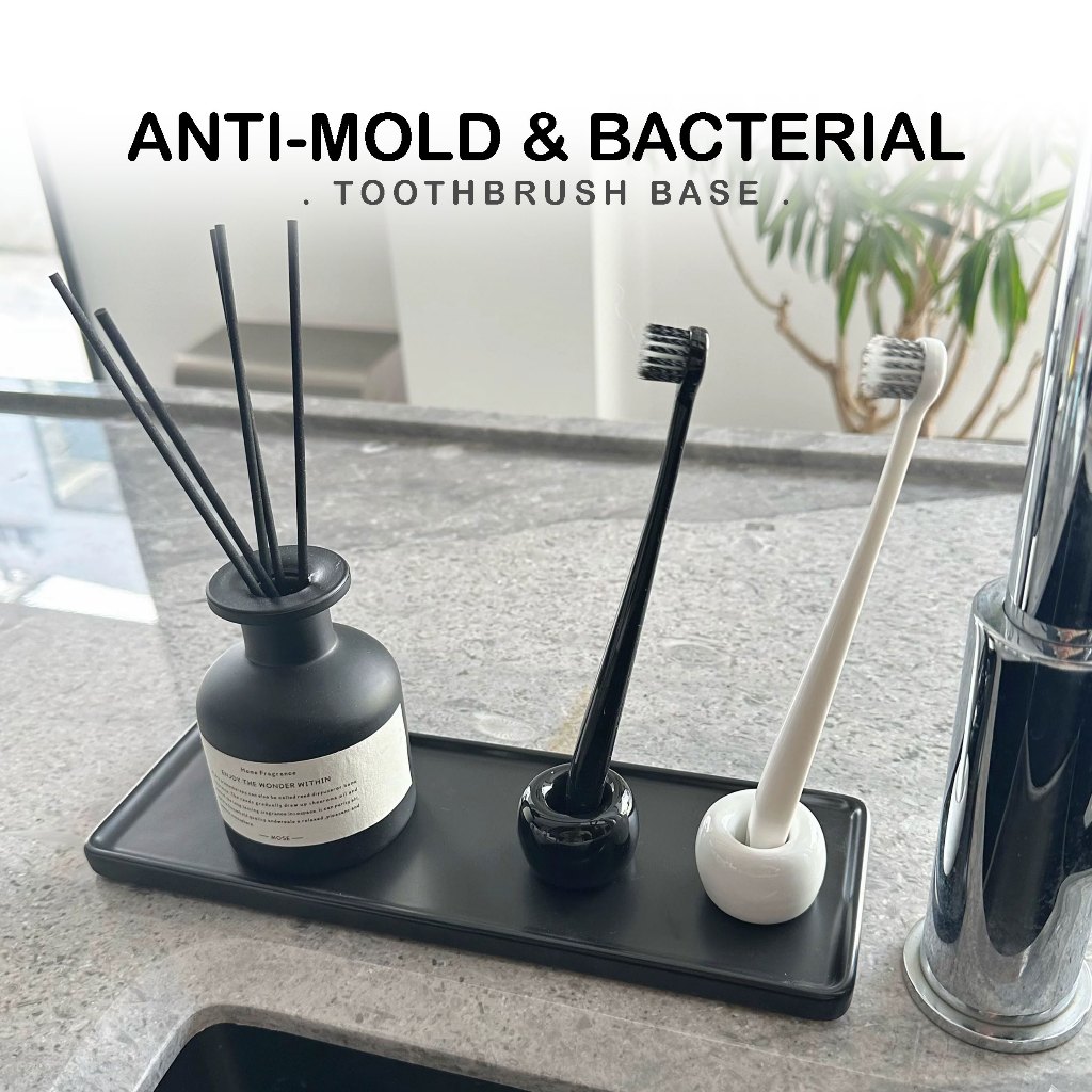 Ceramic Toothbrush Holder Toothpaste Dispensers Toothpaste Stand Idea ...