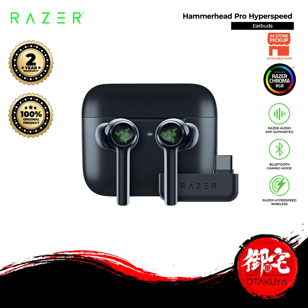 RAZER Hammerhead Pro Hyperspeed Earbuds | Shopee Malaysia