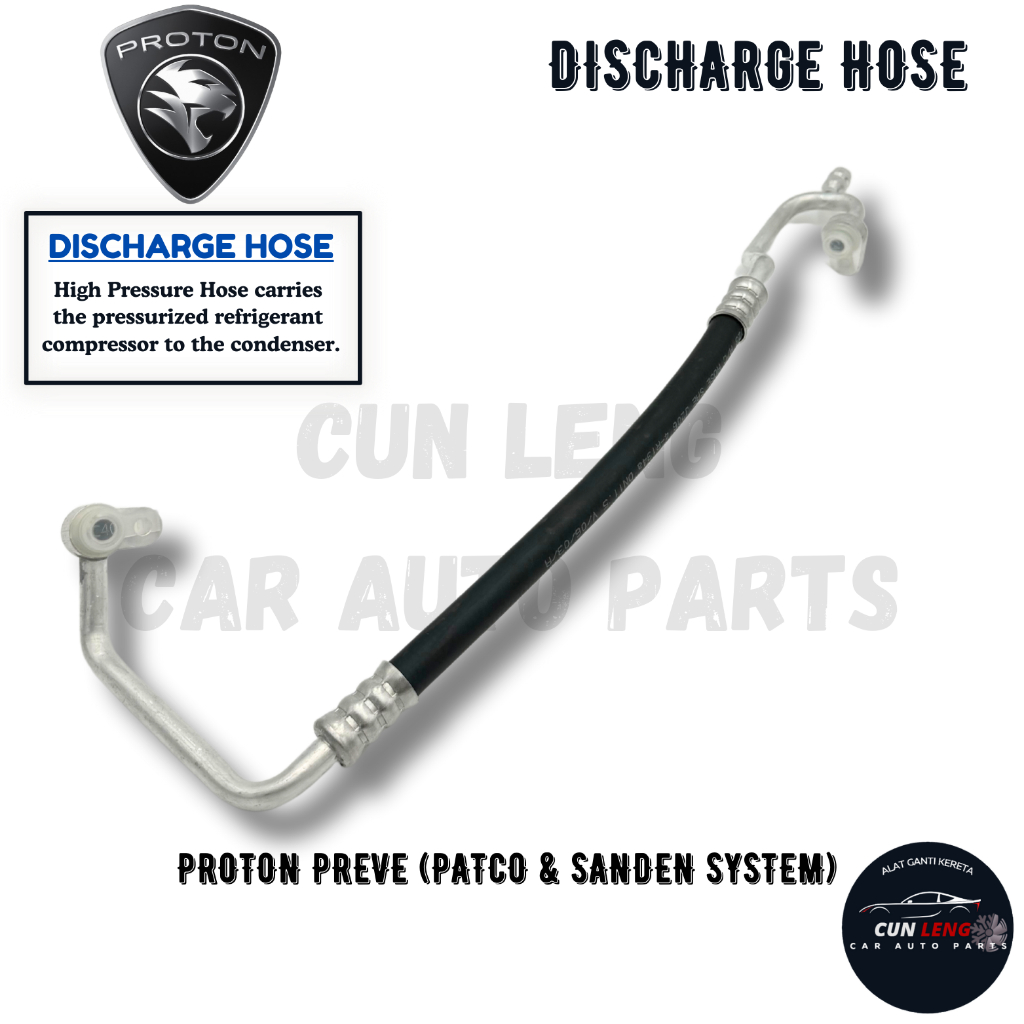 Proton Preve (Patco & Sanden System) Aircond Discharge Hose • 1/2 Hose ...