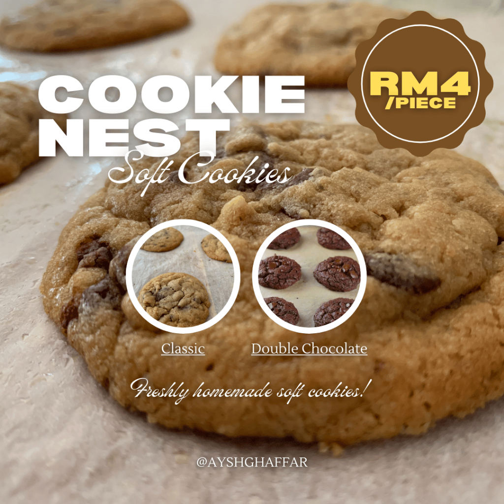 Halal Cookie Nest Chewy and Crunchy Classic Choc Chip Double Choc Soft ...