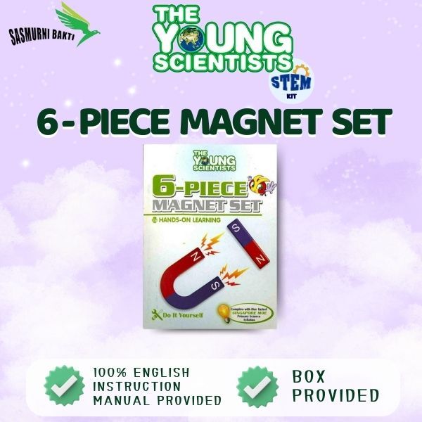 SASMURNI | RBT STEM KIT - 6-Piece Magnet Set (DIY STEM Kit) (Eksperimen ...